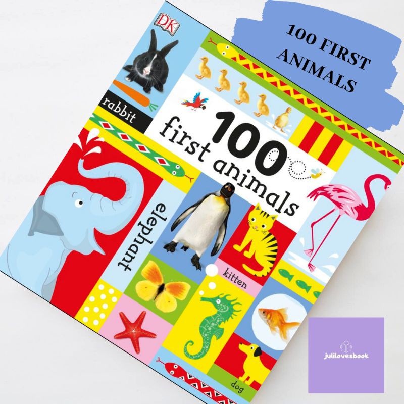 Jual BUKU ANAK BERJUDUL 100 FIRST ANIMALS Indonesia|Shopee Indonesia