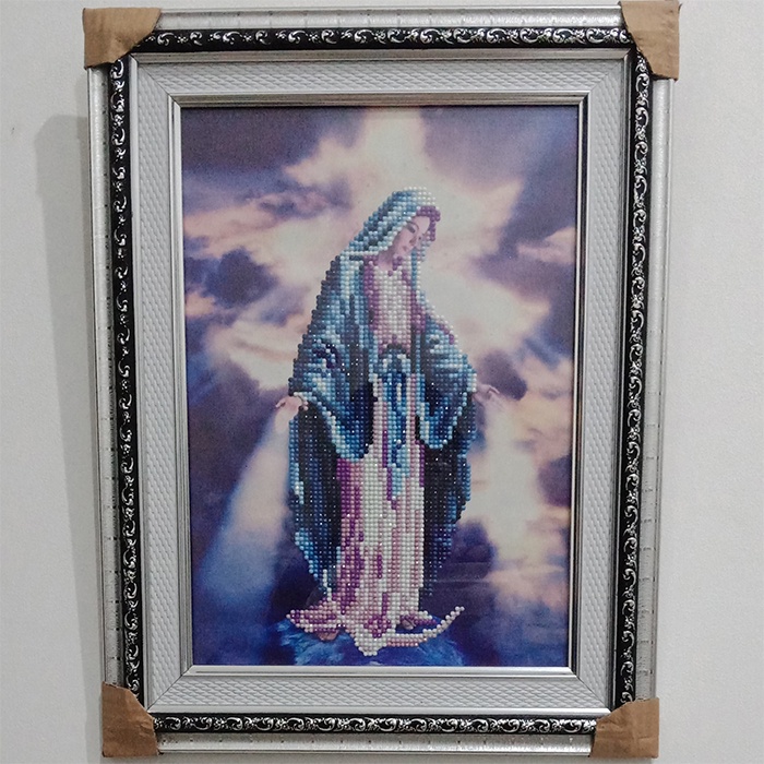 Jual LUKISAN BUNDA MARIA FRAME MINIMALIS | Shopee Indonesia