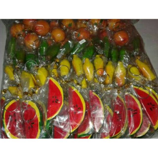 Jual Souvenir Pernikahan Gantungan Kunci Buah Sayuran Sovenir Murah Unik Nikahan | Shopee Indonesia