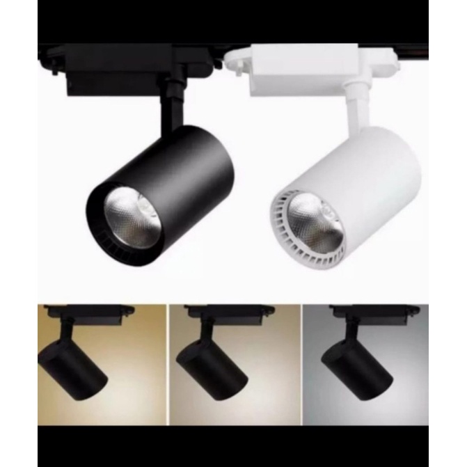 Jual Lampu spot rel spot light sorot rel 10w 20w 30w led dekorasi ...