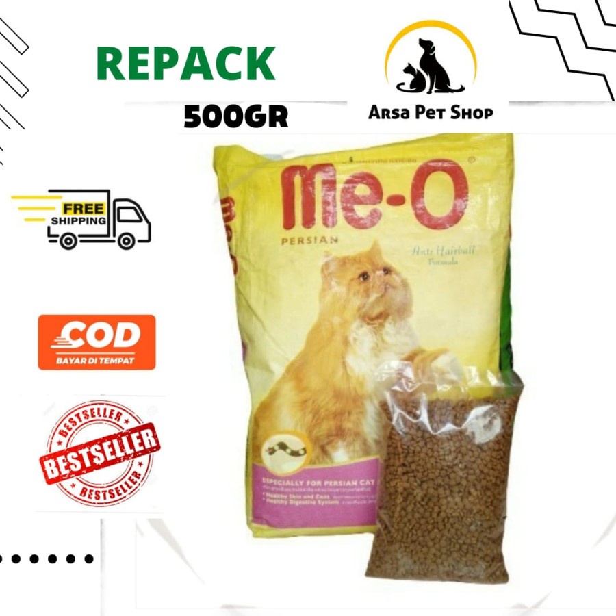 Jual Me-O Persian Adult 500 Gram Repack - Meo Makanan Kucing Dewasa ...
