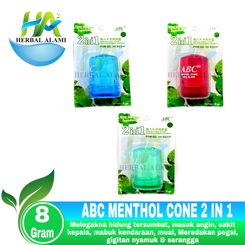 Jual ABC Menthol Cone Inhaler & Obat Gosok | Shopee Indonesia