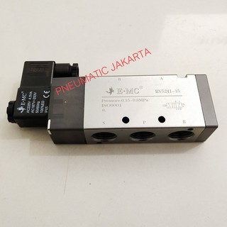 Jual Solenoid Valve RV5241-15 E2 E4 AC220V / DC24V EMC Pneumatic | Shopee Indonesia