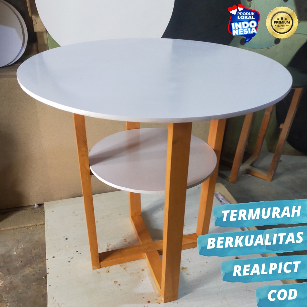 Jual Meja Teras Meja Cafe Meja Aesthtetic Vintage 2 Susun Jumbo Japandi ...