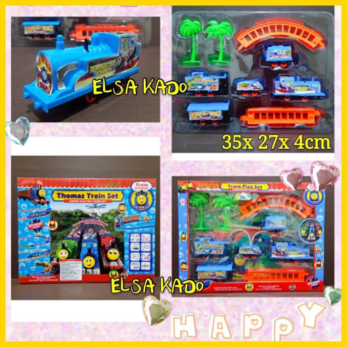 Jual mainan kereta api train play set thomas rel gerbong | Shopee Indonesia