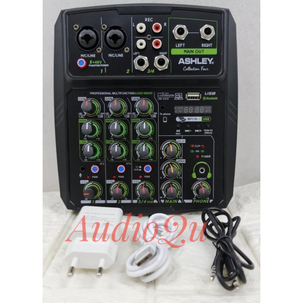 Jual Mixer Ashley Collection Four 4 Channel Bisa Rekam Ke HP USB ...