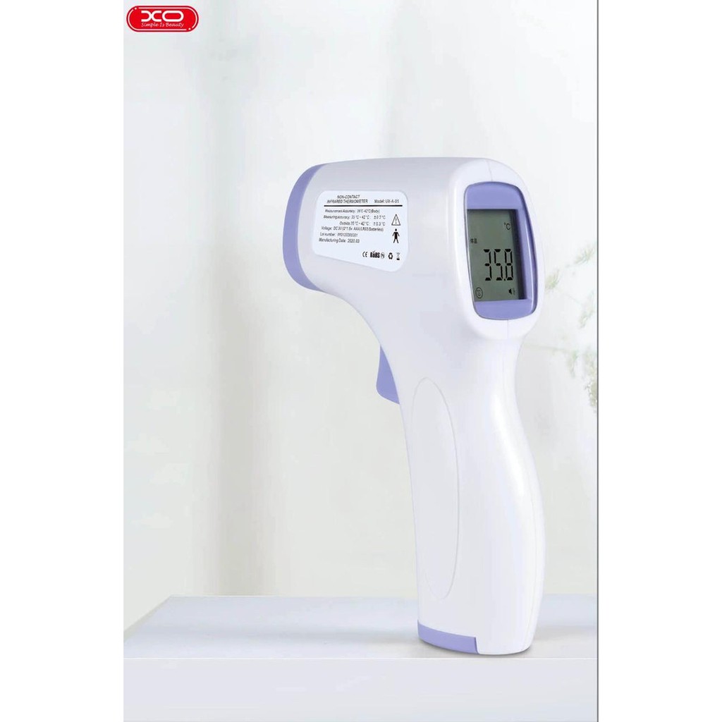 Jual BUY 1 GET 1 XO Termometer digital shot gun original Non-Contact ...