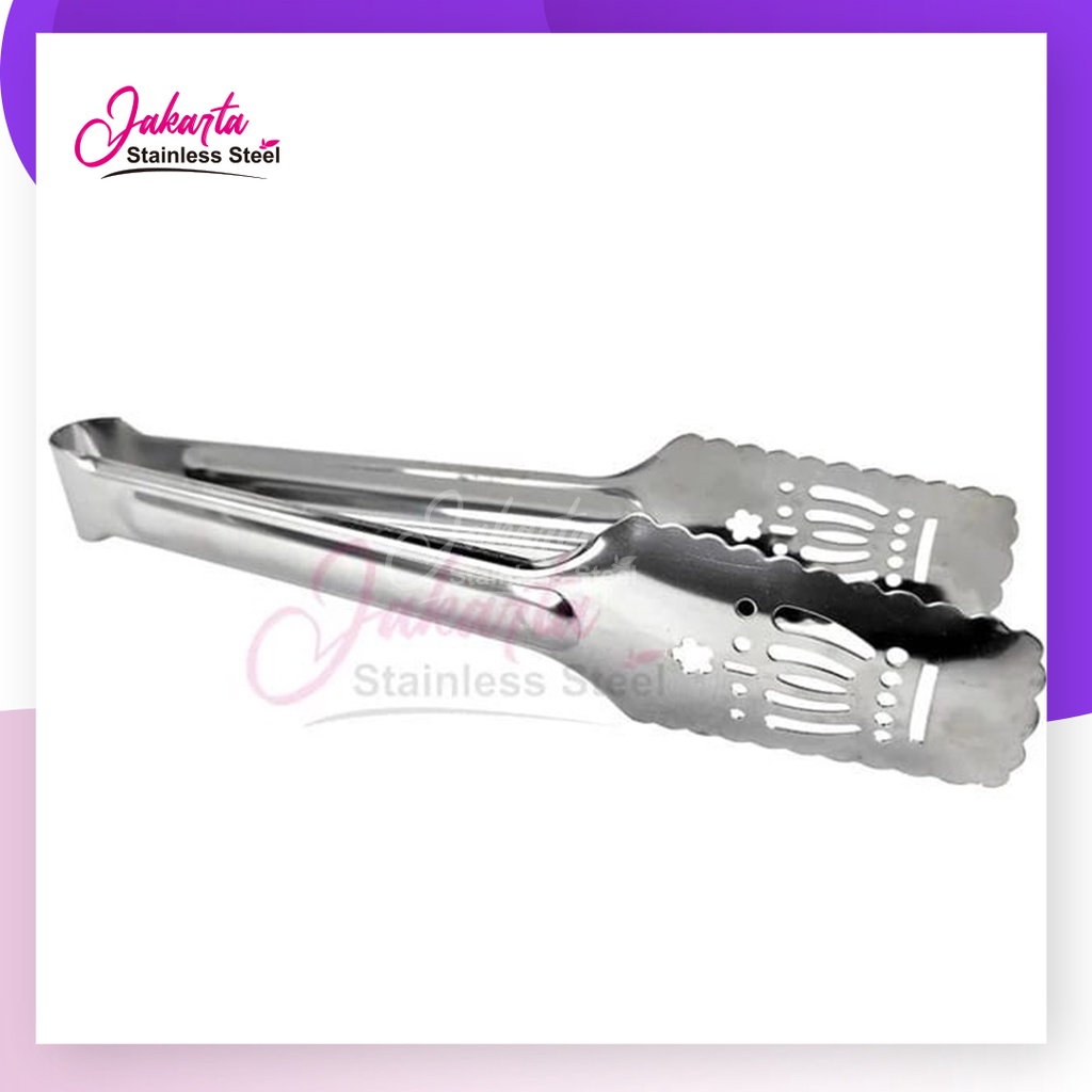 Jual JSS - Capitan Jepitan Gorengan Makanan Kue Roti Stainless Steel ...