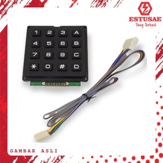 Jual TOMBOL KEYPAD MODUL POM MINI PERTAMINI TIMBUL / MATRIX 4X4 + SOKET ...