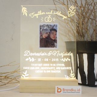 Jual AKRILIK LED CUSTOM/ACRYLIC CUSTOM/AKRILIK LAMPU TIDUR FOTO CUSTOM ...