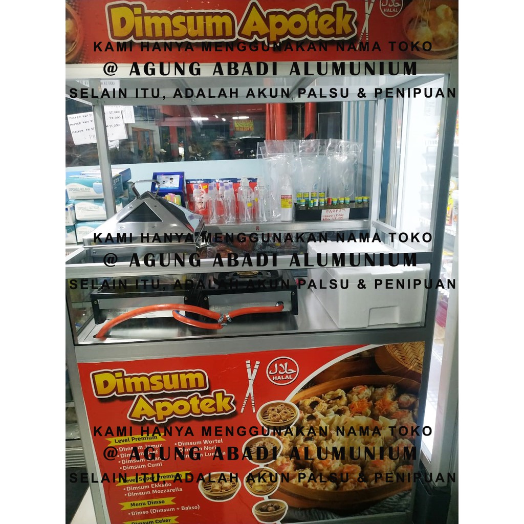 Jual Etalase / Gerobak Dimsum Pesanan Apotek Tunas Medika Halim ...
