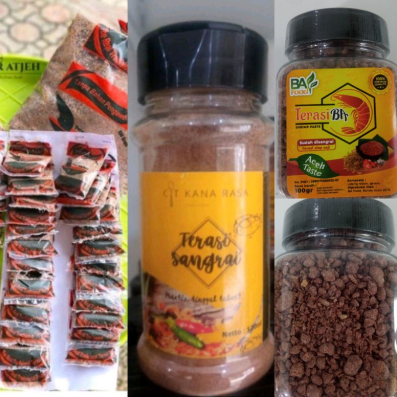 Jual Terasi Basah Langsa Aceh TBM 250 g | Terasi Bubuk Halus Sangrai ...