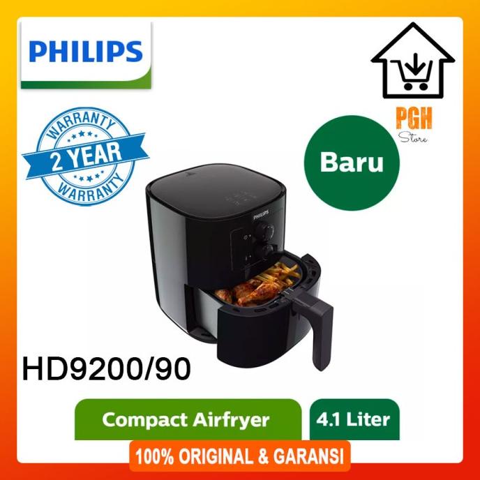 Jual (Harga Promo) Philips Air Fryer Essential Rapid Air Hd9200/90 Hd 9200 Indonesia|Shopee ...