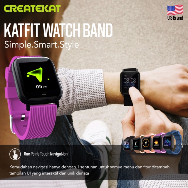 Jual CREATEKAT Katfit Watch Band/Smartwatch | Shopee Indonesia