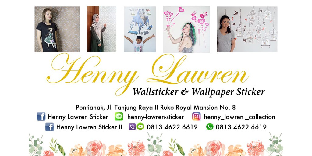 Toko Online HENNY LAWREN WALLPAPER STICKER | Shopee Indonesia