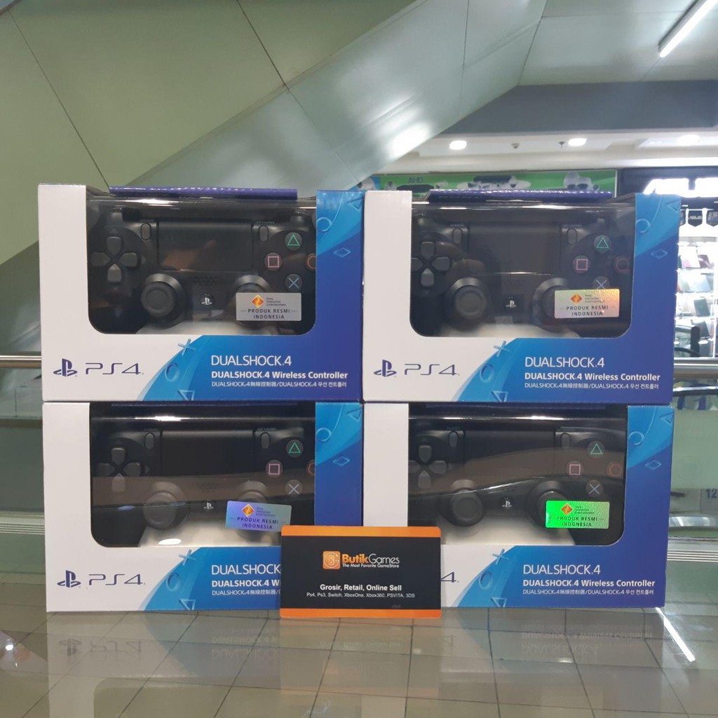 Jual Stik PS4 Stick PS4 Wireless Controller Dualshock 4 PS4 hitam Black ...