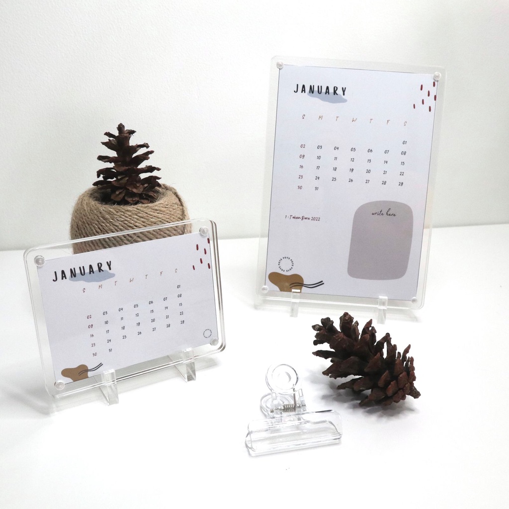 Jual POYE Calendar 2022 / Kalender Akrilik / Calendar Aesthetic ...