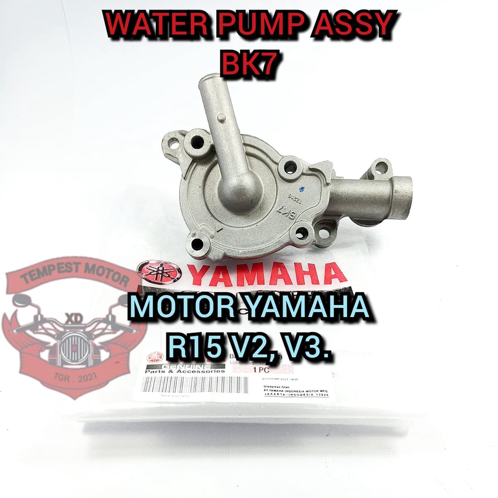 Jual WATER PUMP ASSY BK7 R15 V2, V3, MOTOR YAMAH AEROX, NMAX,MX KING ...