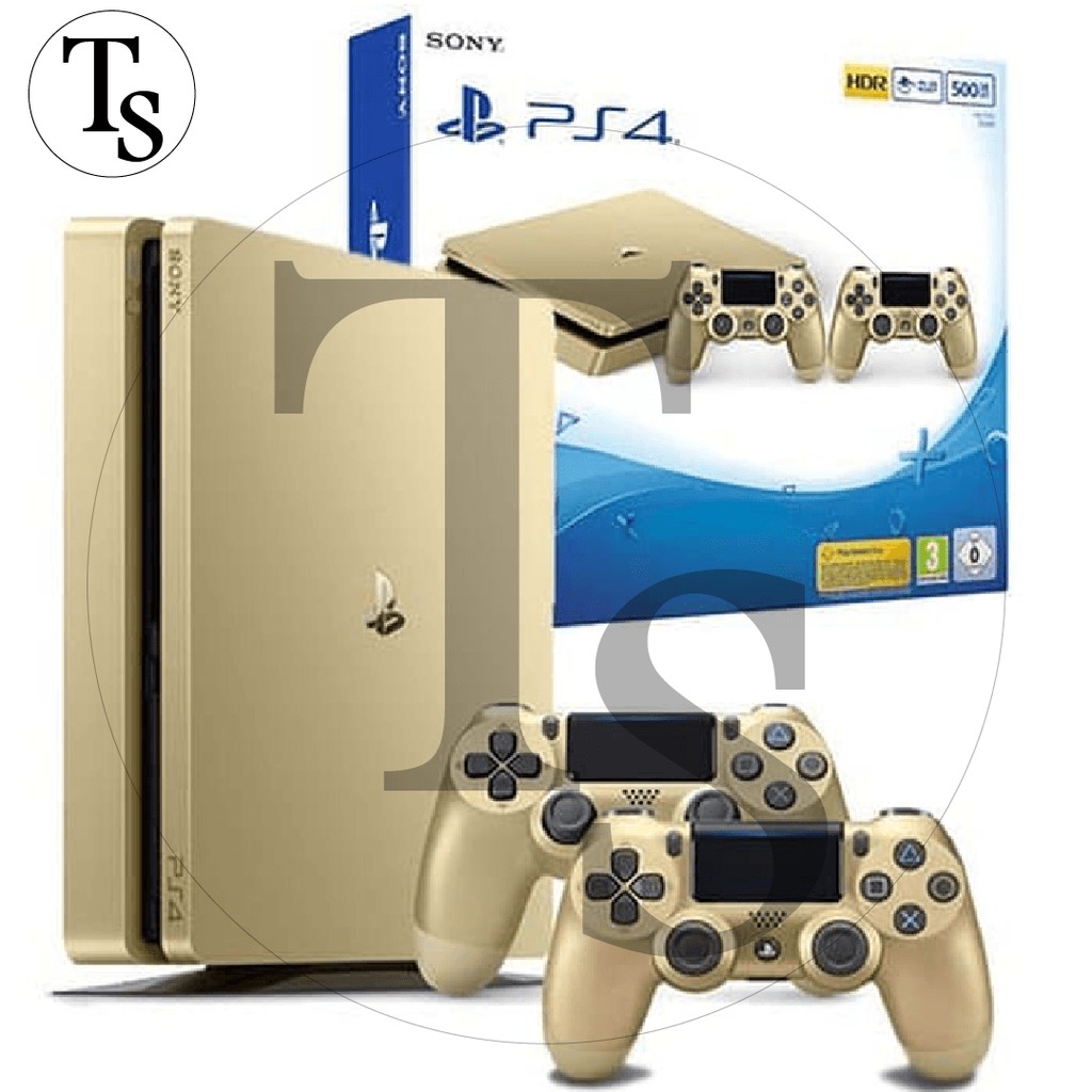PS4 Slim 500GB Golden - PS4 Slim Gold Edition - PS4 Slim 500GB Silver ...
