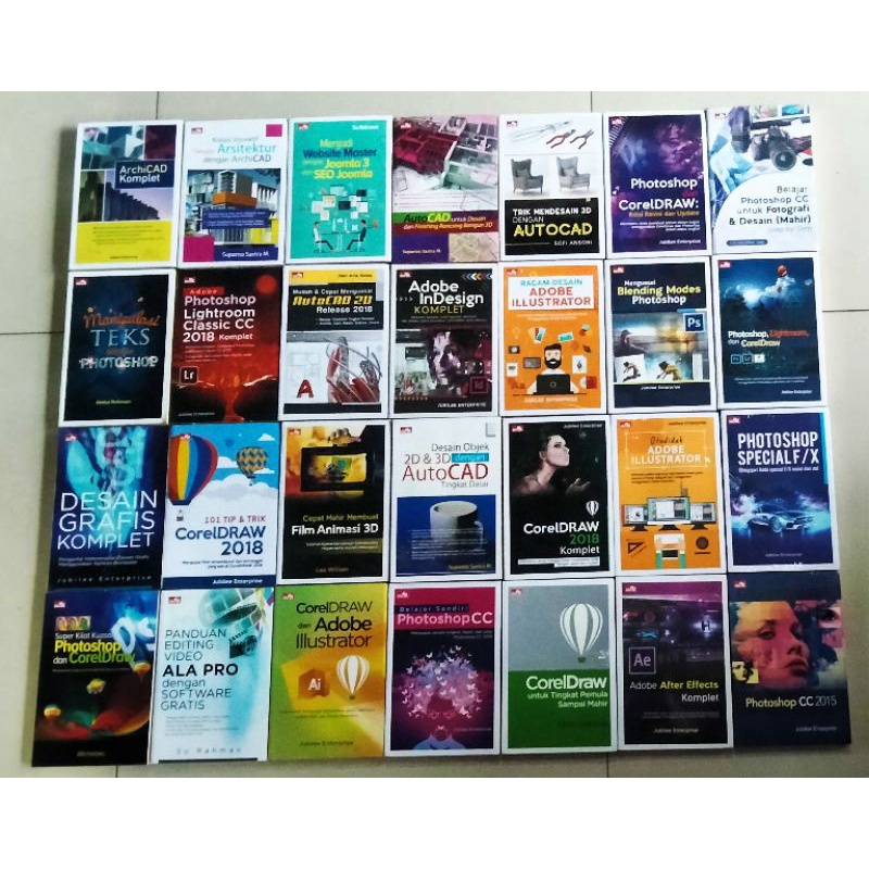 Jual OBRAL BUKU KOMPUTER / Buku Grafik / Buku Desain Grafis/ ORI ...