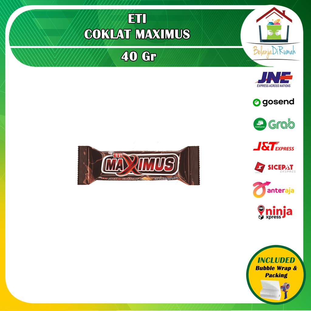 Jual Snack Coklat ETI Maximus Nougat Caramel Nut 36g Indonesia|Shopee ...