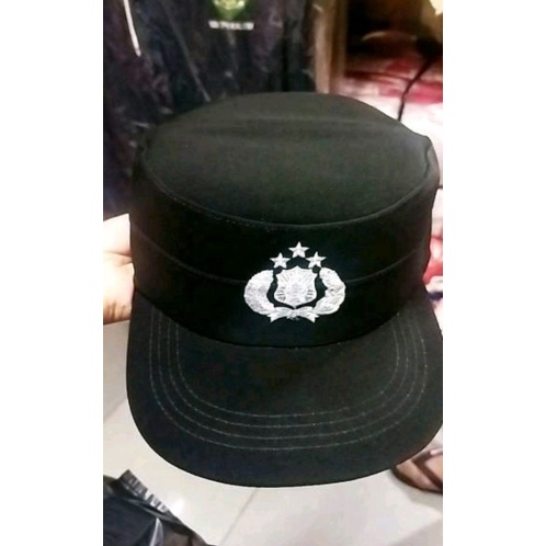 Jual TOPI KOMANDO BINTARA POLISI HITAM | Shopee Indonesia