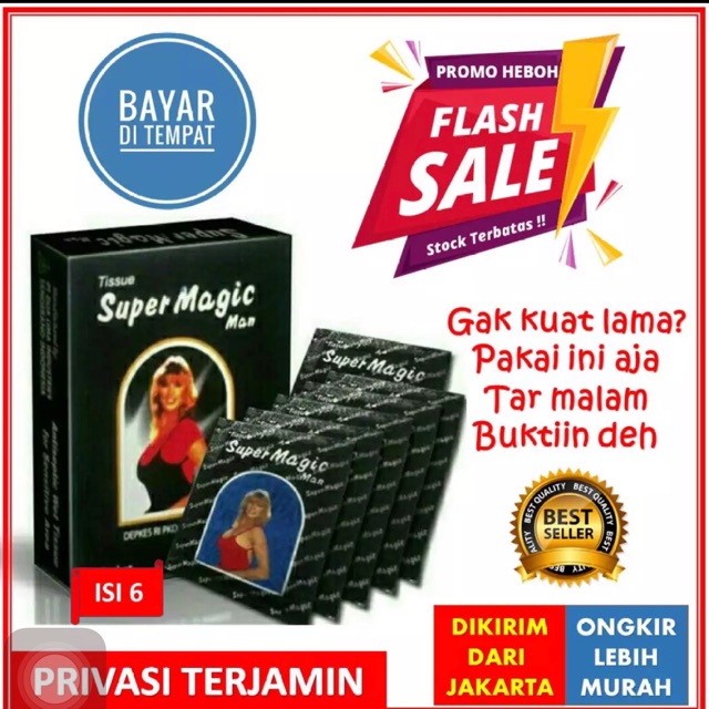Jual Tissue Magic Magic Tisu Tahan Lama Pria Kuat | Shopee Indonesia