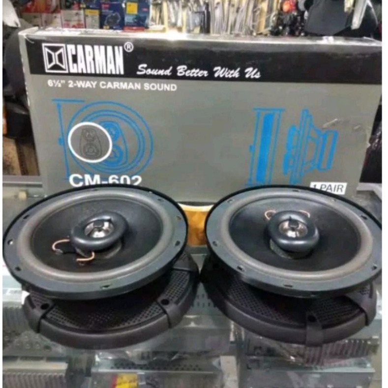 Jual Speaker Pintu Mobil 6 inch Coaxial 2 Way Carman CM-602/Us Audio ...