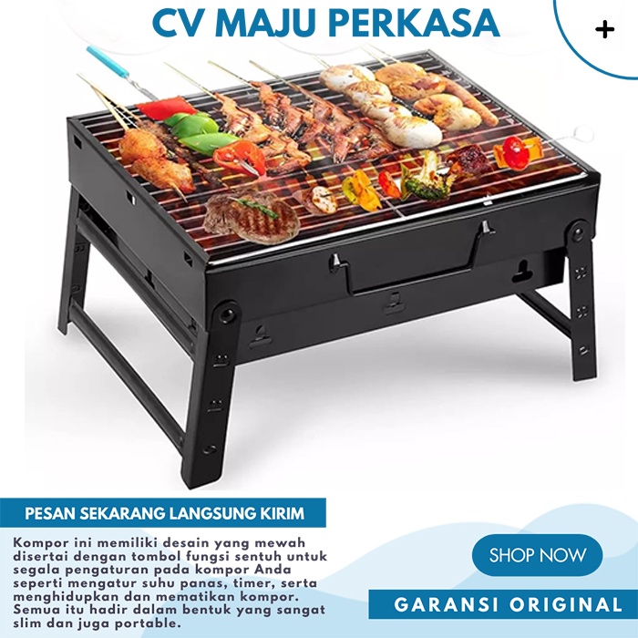 Jual Alat Panggang Barbeque Grill Portable Pemanggang Lipat BBQ Tempat ...