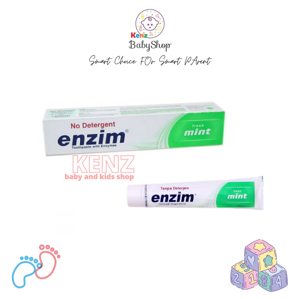 ENZIM ORIGINAL FRESH MINT TOOTHPASTE / ODOL / PASTA GIGI ENZIM | Shopee ...