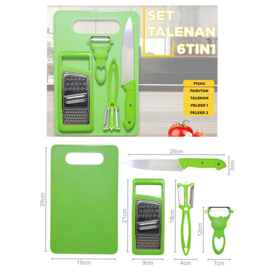 Jual telenan set 6in1 | Shopee Indonesia