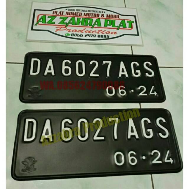 Jual Plat Nomor Motor Desain Rapih | Shopee Indonesia