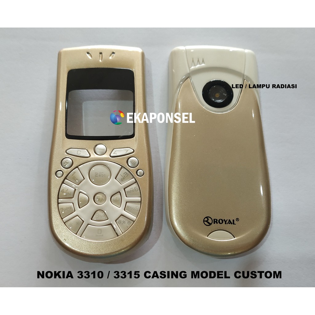 Jual NOKIA 3310 / 3315 CASING MODEL CUSTOM 3650 LED ANTI RADIASI ...