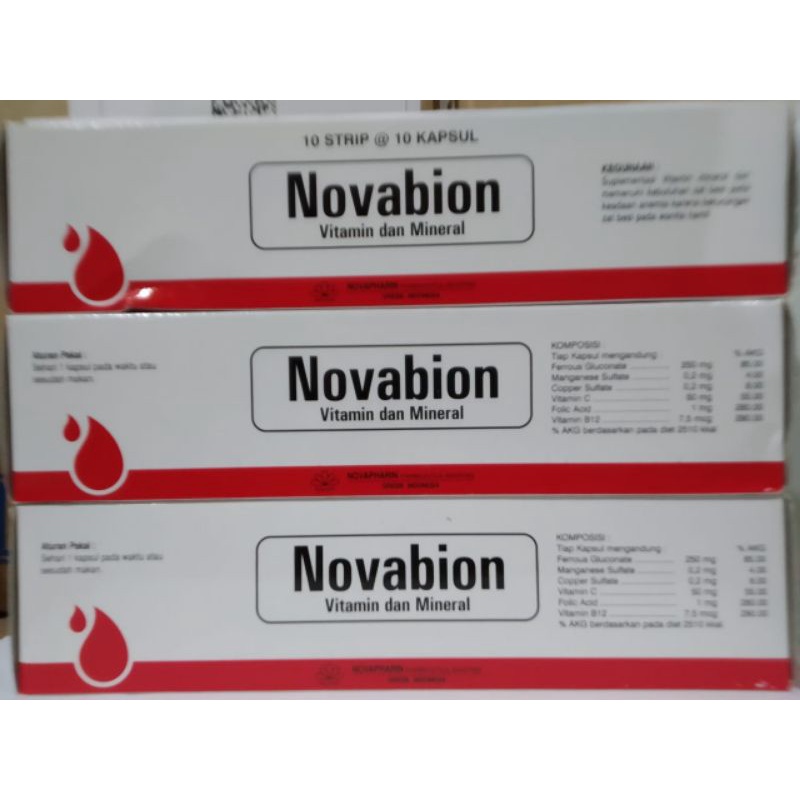 Jual Novabion 100 Tab(Box) | Shopee Indonesia