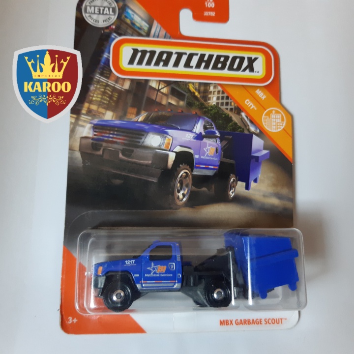 Jual Matchbox 1:64 Truck Sampah MBX Garbage Scout [Original Mattel] SNI ...
