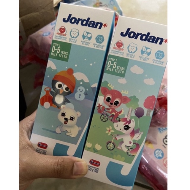 Jual Jordan Toothpaste Odol Anak Step 1 (0-5 Tahun) | Shopee Indonesia