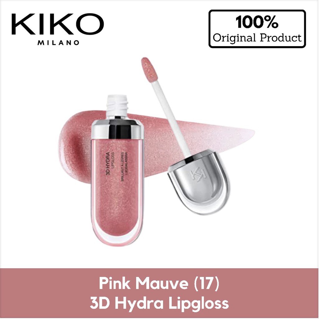 Jual KIKO MILANO 3D HYDRA LIPGLOSS 17 (PINK MAUVE) Indonesia|Shopee Indonesia