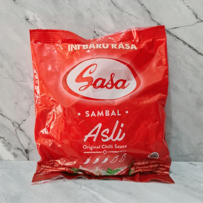 Jual Sambal Sasa "Sachet" isi 24pcs x 9gram | Shopee Indonesia