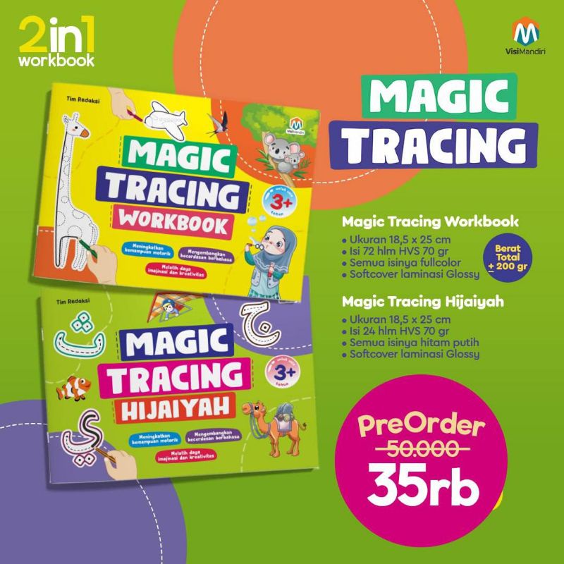Jual Paket Magic Tracing (Workbook & Hijaiyah) | Shopee Indonesia