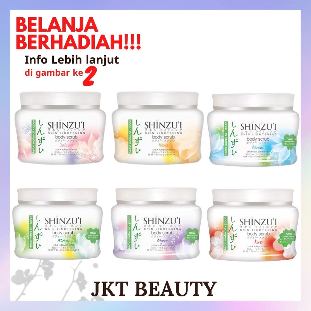 Jual SHINZUI SKIN LIGHTENING BODY SCRUB 120gr - 200gr | Shopee Indonesia