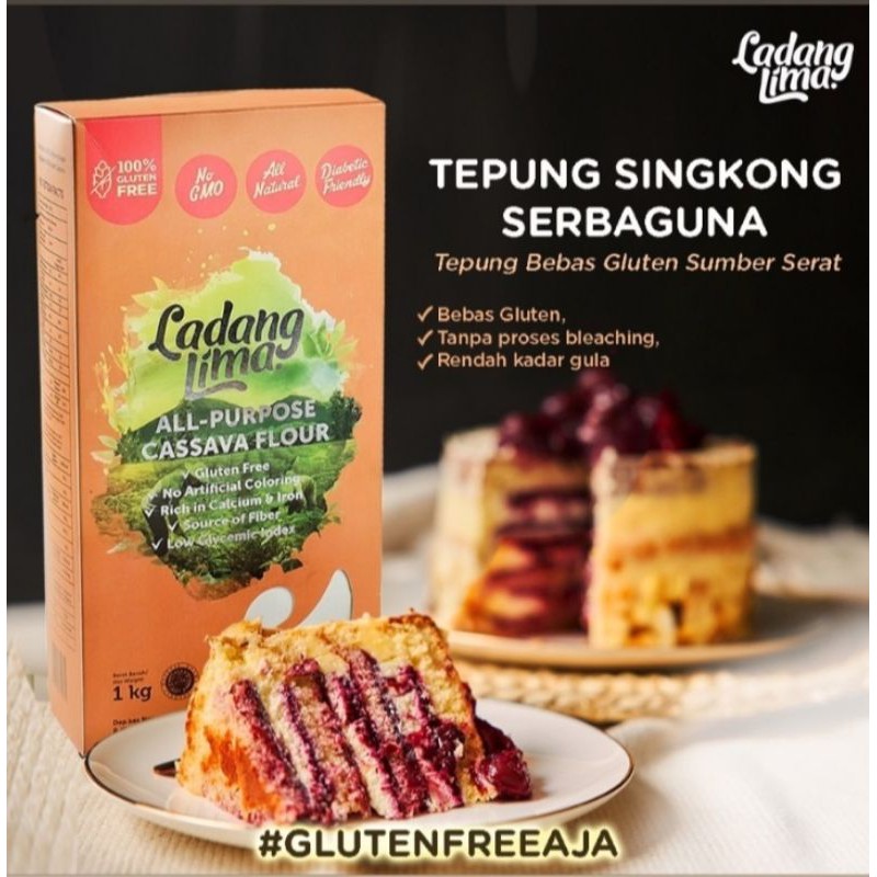 Jual Ladang Lima all purpose cassava flour -tepung serbaguna sehat ...