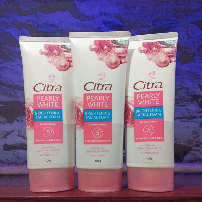 Jual Citra Pearly White Brightening Facial Foam 100gr / Citra Facila ...
