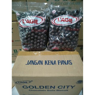 Jual LAGIE GOLDEN CITY CHOCO BALL ISI BISKUIT | Shopee Indonesia