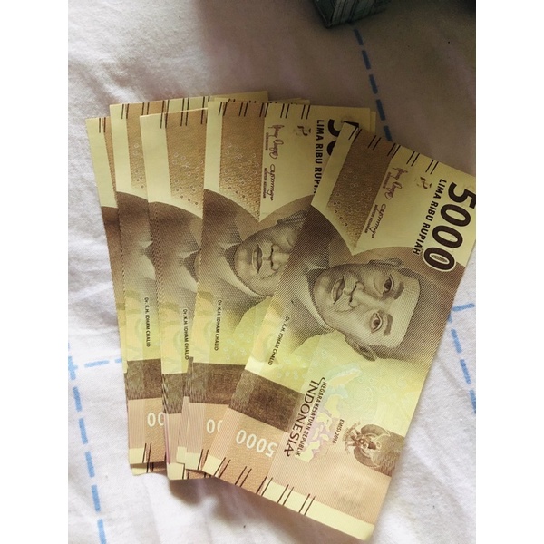 Jual uang 5000 baru kertas baru | Shopee Indonesia
