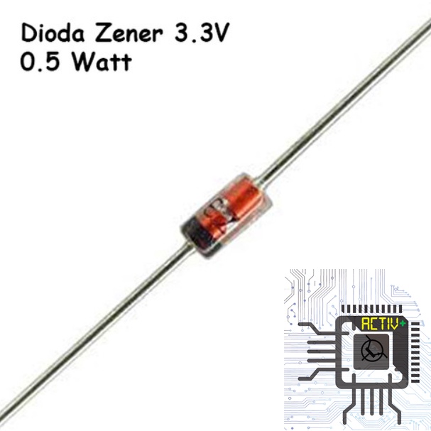 Jual ORIGINAL DIODA ZENER 3V BZX55C 1/2W ZENER DIODE 3 V VOLTAGE ...