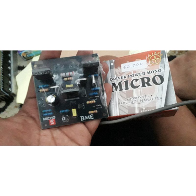 Jual Kit Driver Power Micro by BME 1000W karakter Low Mid komponen ori ...