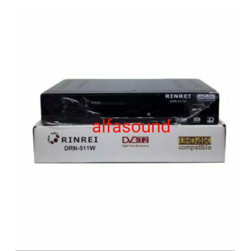 Jual RECEIVER RINREI DVBT2 UHD4K SET TOP BOX TV DIGITAL DRN 511W DRN511W | Shopee Indonesia