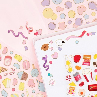 Jual Stiker korea huruf angka sticker glitter magic Stiker Huruf gold ...