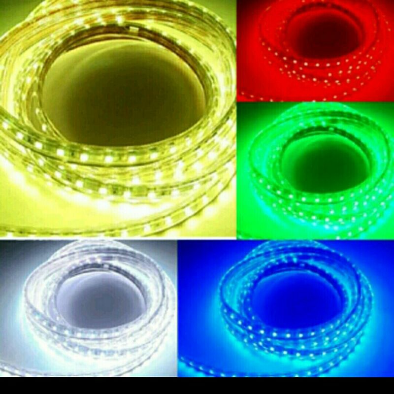 Jual Lampu LED strip 2835 ip33 ip44 ip65 Led merah led putih led biru ...