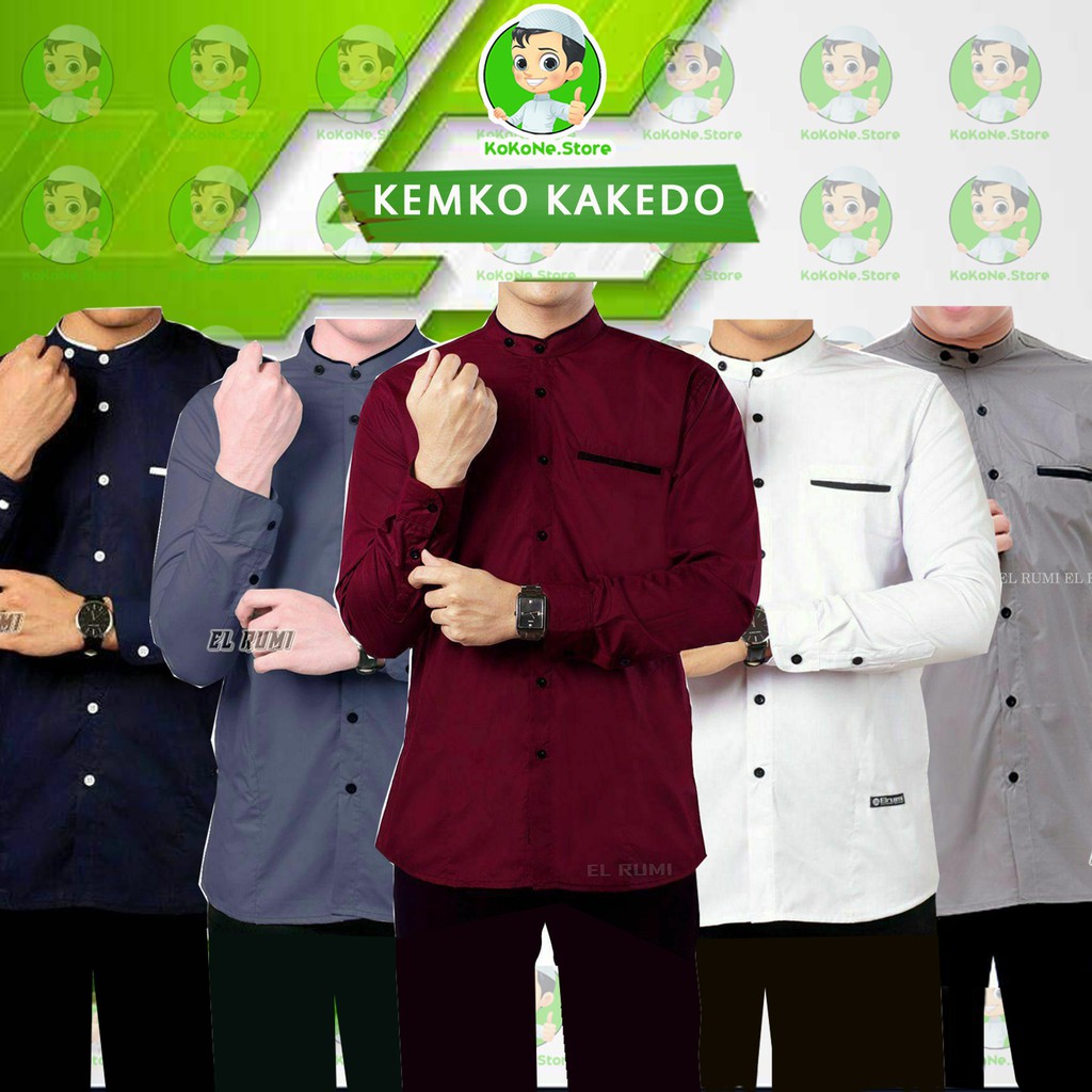 Jual Kemeja Koko Motif KAKEDO Original Kemko Elrumi Kemeja Koko Murah ...